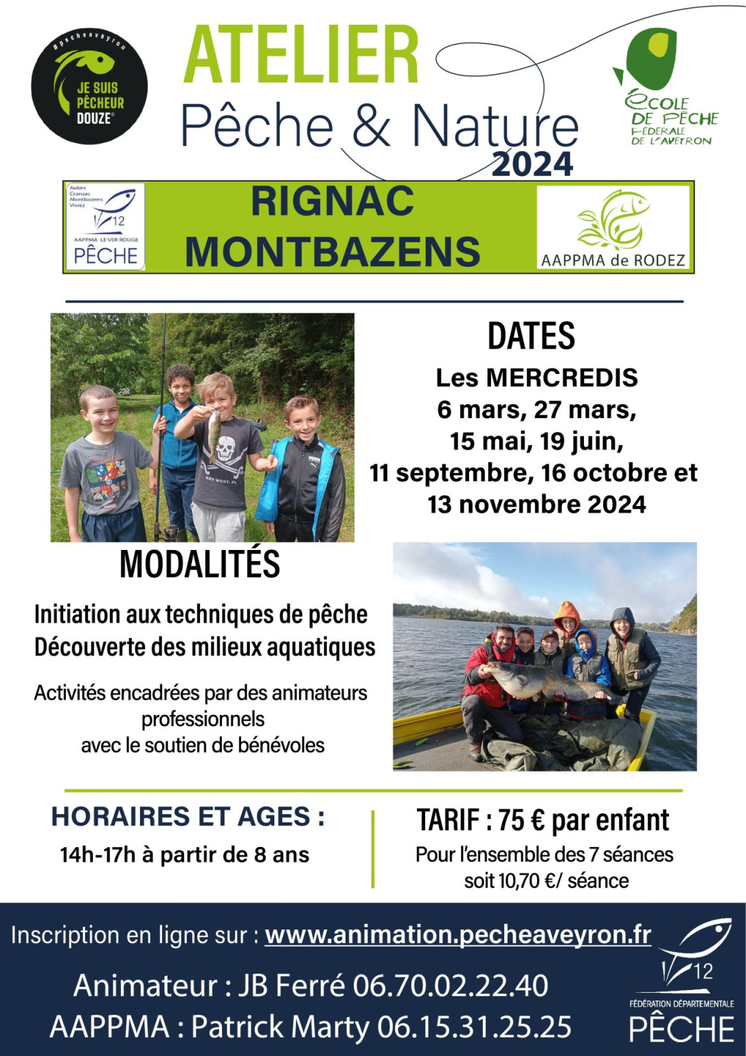 Ateliers pêche et nature 2024 - Commune de Montbazens